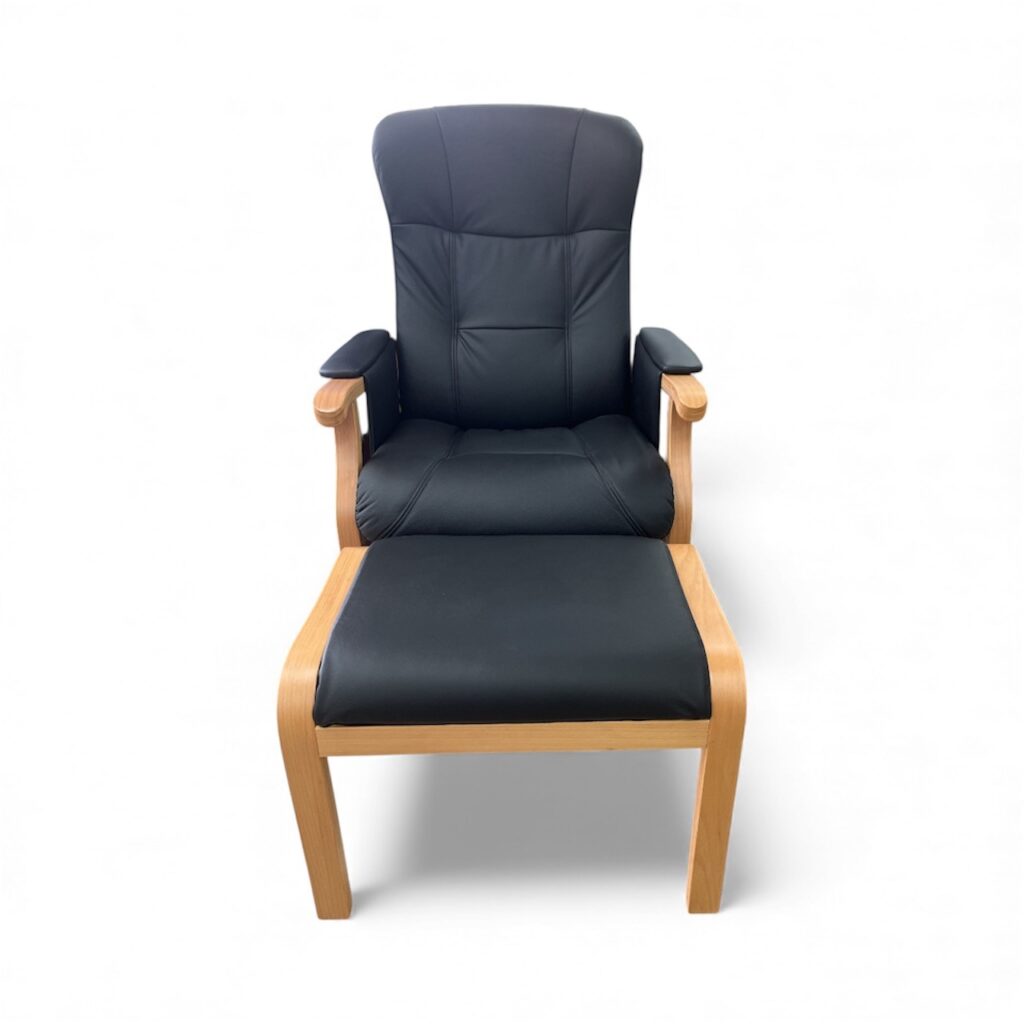 Howard Easy Chair Push Back Recliner with Stool - AC MOBILITY